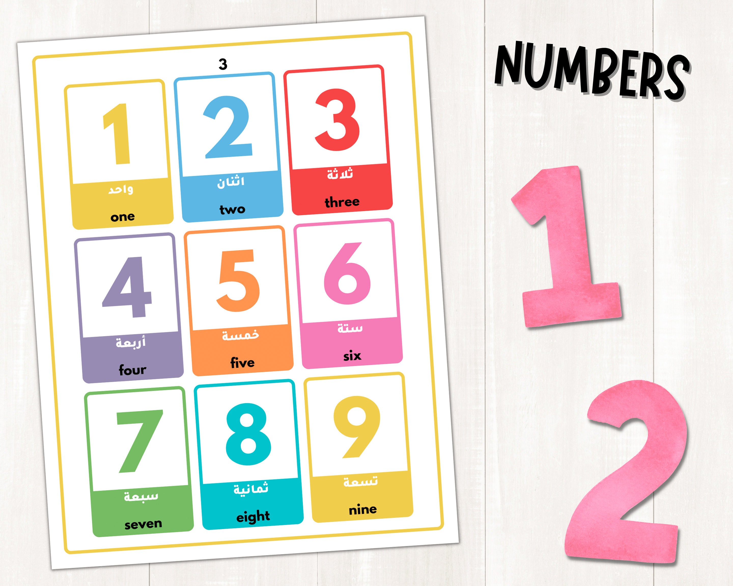 Printable Arabic-english Picture Dictionary My First 200 Arabic Words ...