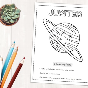 Printable Solar System Coloring Pages | Interesting Facts About the ...