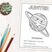 Printable Solar System Coloring Pages | Interesting Facts About the ...