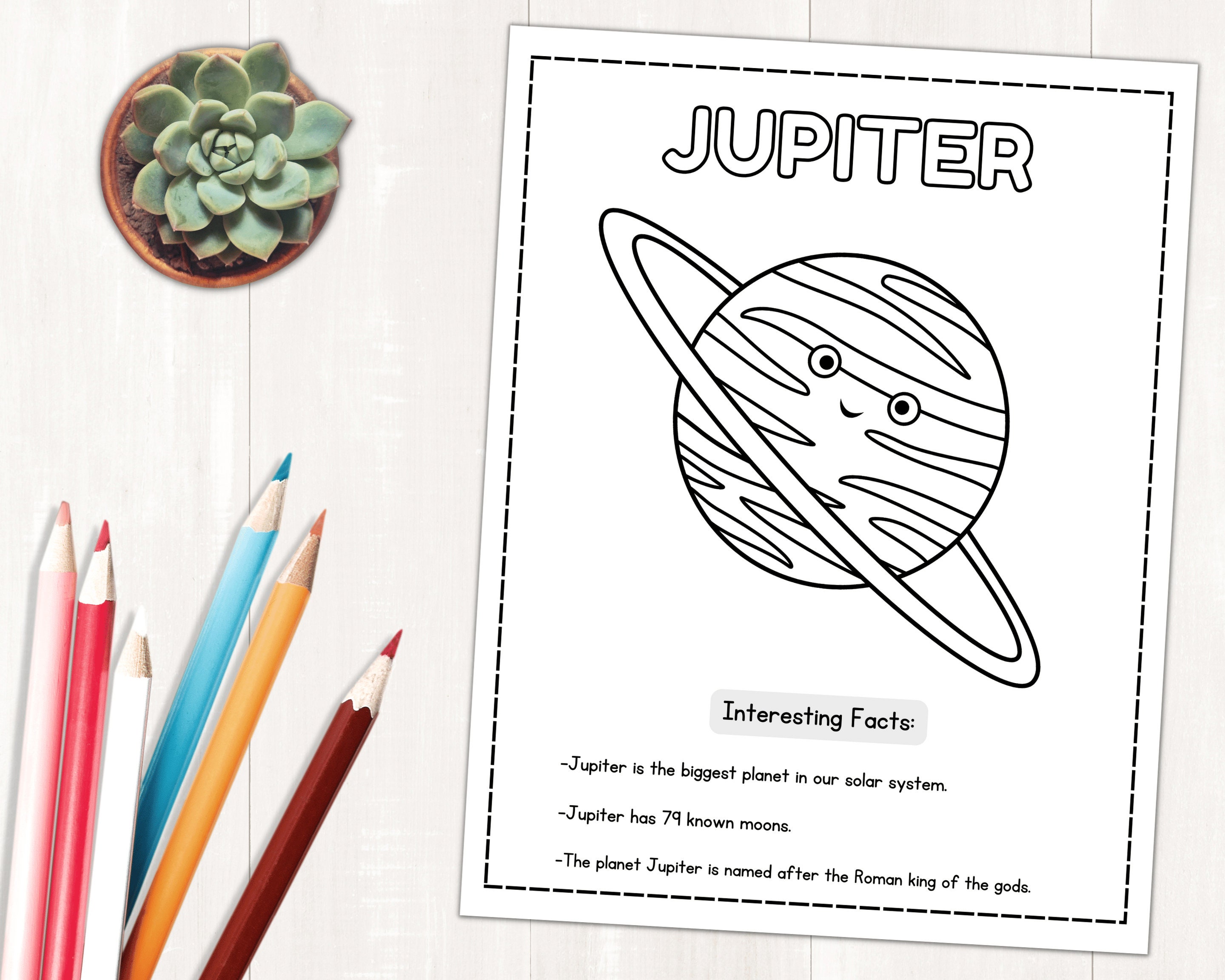 Printable Solar System Coloring Pages Interesting Facts About the ...