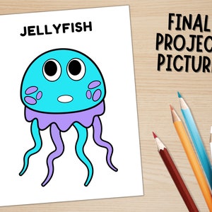 Jellyfish Craft | Sea Life Activity | Ocean Animals Craft | Cut & Paste ...