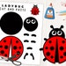 Printable Ladybug Craft Template for Kids Spring Activity Insect Craft ...