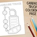 Printable Garbage Truck Craft | Earth Day Craft Activity | Garbage ...