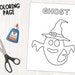 Printable Ghost Craft Template | Halloween Activities | Color, Cut, and ...