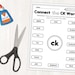 Words Ending in CK Worksheets & Activities | Tracing | Matching | Cut ...