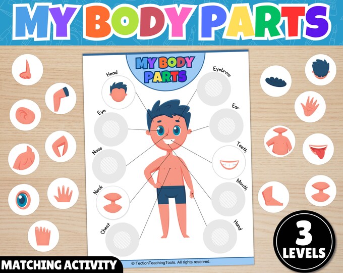 Body Parts Activity Book Pdf, My Body Activity Pages, Printable Maze ...
