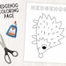Printable Hedgehog Craft | Build a Hedgehog | Fall Craft Activity ...