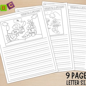 Picture Writing Prompts With Labels | Kindergarten Picture Writing ...