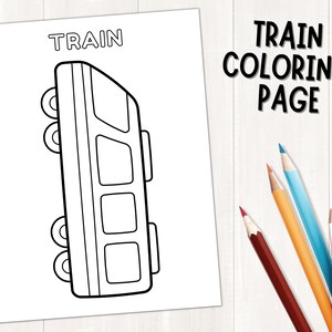 Printable Train Craft | Transportation Craft | Build a Train | Cut and ...