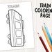 Printable Train Craft | Transportation Craft | Build a Train | Cut and ...