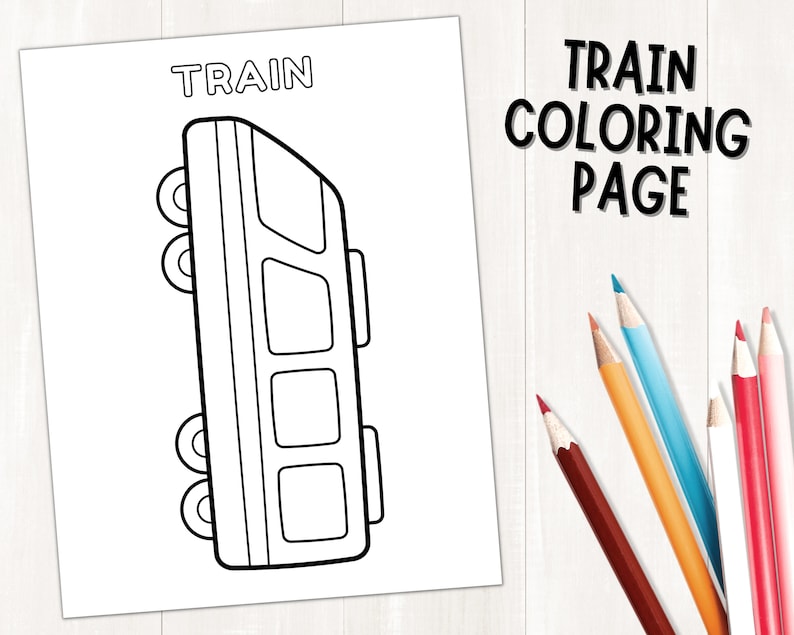 Printable Train Craft | Transportation Craft | Build a Train | Cut and ...