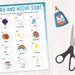 Day and Night Sorting Activity | Cut and Paste | Day or Night Printable ...