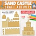 Printable Sand Castle Craft Template | Summer Craft Activity | Build a ...