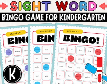 Sight Words Bingo, 120 Sight Words Bingo Cards, Fry's First 100 Words ...