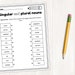 Singular and Plural Nouns Worksheets & Activities | Grammar Worksheets ...