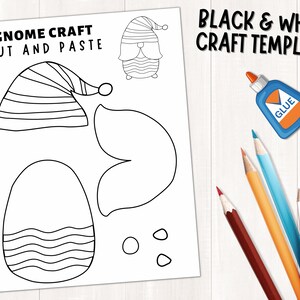 Printable Easter Gnome Craft | Build a Gnome | Spring Gnome Craft ...