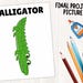 Printable Alligator Craft Template | Reptile Activities | Zoo Animal ...