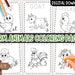 Printable Farm Animal Coloring Pages for Kids, Farm Activity Sheets ...
