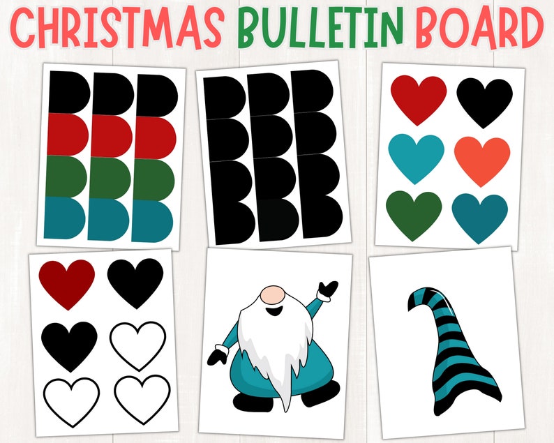 Christmas Gnome Bulletin Board Kit | Christmas Classroom Decor | Gnome ...