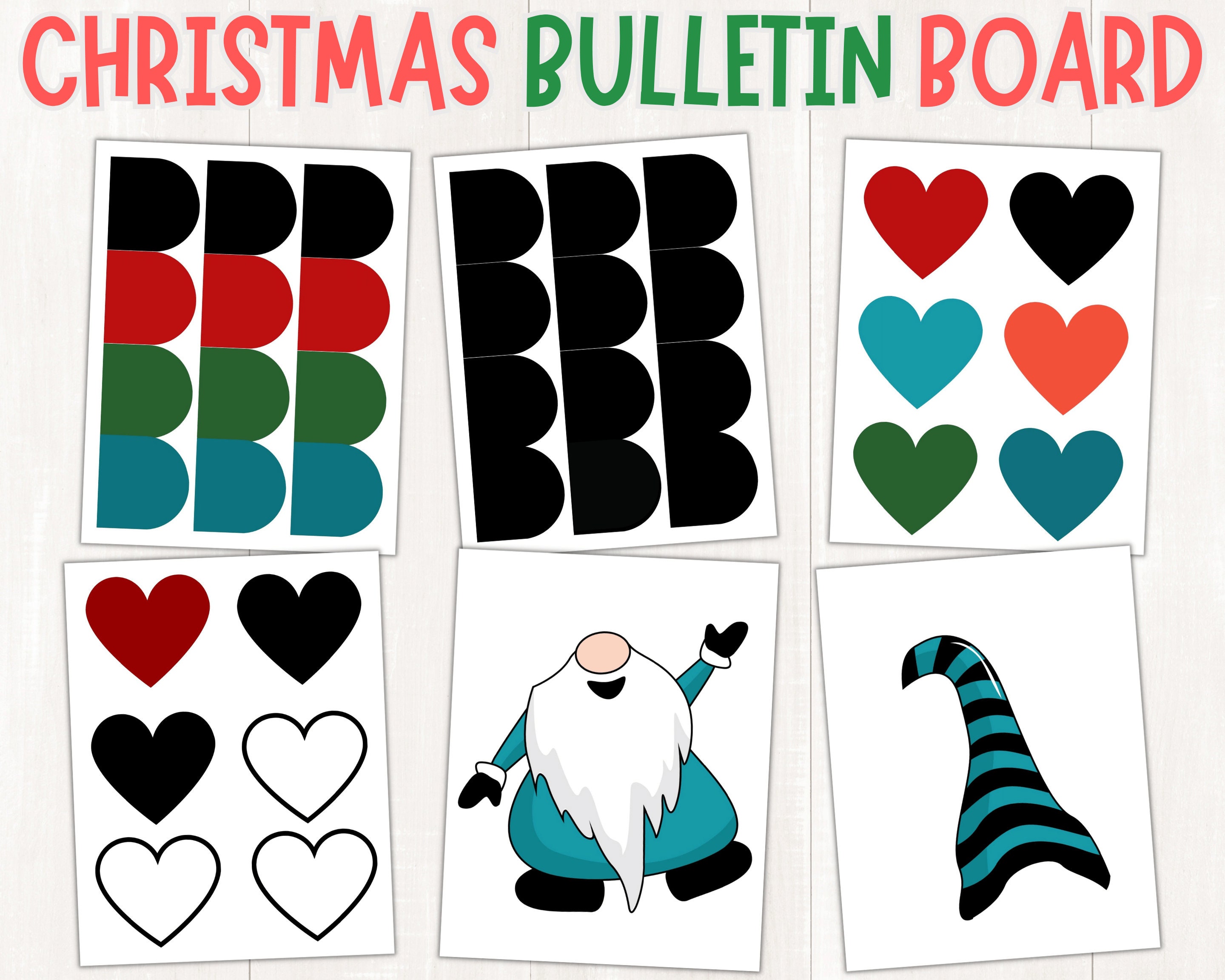 Christmas Gnome Bulletin Board Kit | Christmas Classroom Decor | Gnome ...