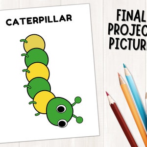 Printable Caterpillar Craft, Spring Activities, Insect Craft ...