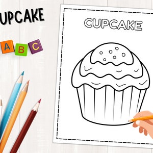 Printable Fast Food Coloring Pages for Kids, Junk Food Coloring Sheets ...