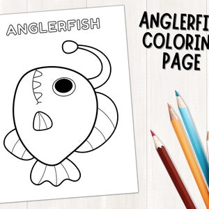 Anglerfish Craft for Kids, Ocean Animal Activity, Sea Life Craft ...