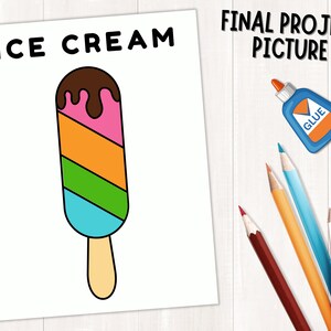 Printable Ice Cream Craft | Build an Ice Cream | Summer Craft Activity ...