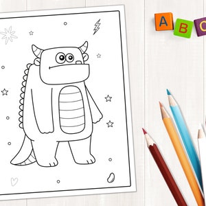 Printable Monsters Coloring Pages | Halloween Activities | Halloween ...