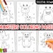 Printable Monsters Coloring Pages Halloween Activities - Etsy