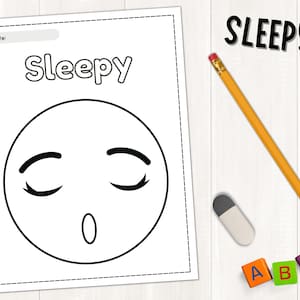 Emotions Coloring Pages for Kids | Social Emotional Learning | Emotions ...