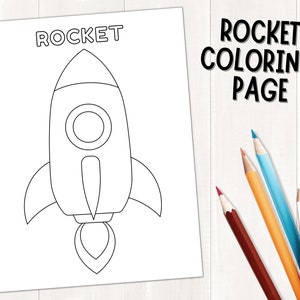 Printable Rocket Craft | Outer Space Activities | Build a Rocket ...
