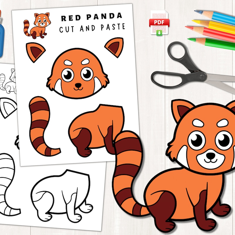 Red Panda - Etsy