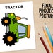 Printable Tractor Craft | Transportation Craft | Build a Tractor | Cut ...