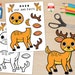 Printable Deer Craft Template | Forest Animal Crafts | Farm Animals ...