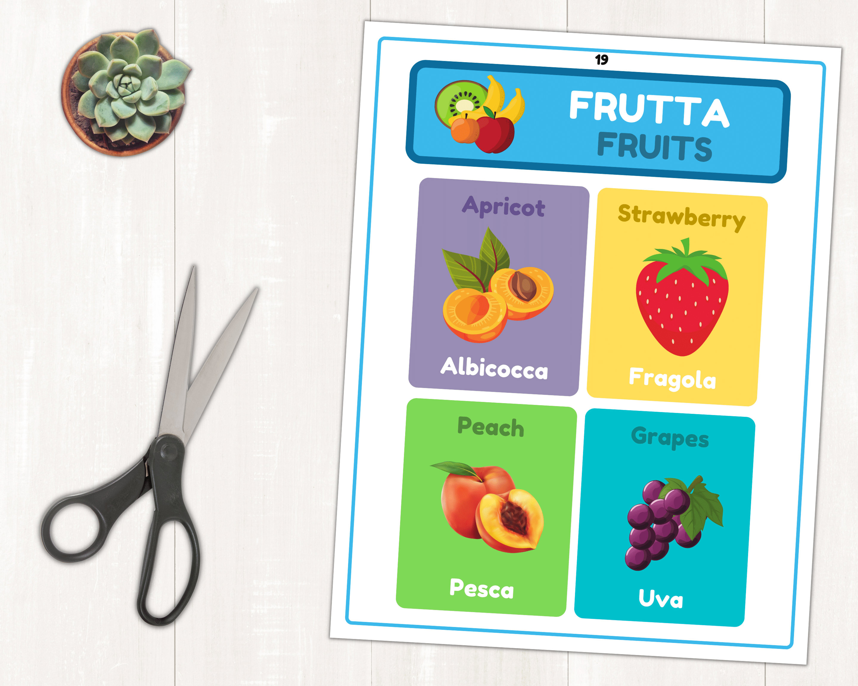 My First 100 Italian Words Printable Italian-english Picture Dictionary ...