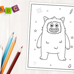 Printable Monsters Coloring Pages | Halloween Activities | Halloween ...