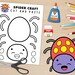 Printable Spider Craft Halloween Craft Kids Cut & Paste Activity Indoor ...