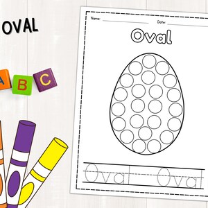 2d Shapes Dot Marker | Printable 2d Shapes Do a Dot Coloring Pages ...