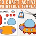 UFO Printable Craft, Outer Space Activity, Build a UFO, Space Ship ...