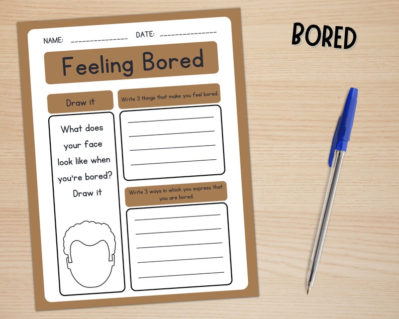 Identifying Feelings and Emotions | Social Skills Worksheets | Identify ...