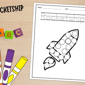 Transportation Do-a-dot Printables | Vehicles Dot Markers | Tracing ...