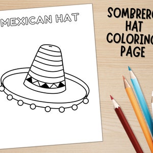 Printable Sombrero Hat Craft | Hispanic Heritage Month Craft | Cinco De ...