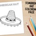 Printable Sombrero Hat Craft | Hispanic Heritage Month Craft | Cinco De ...