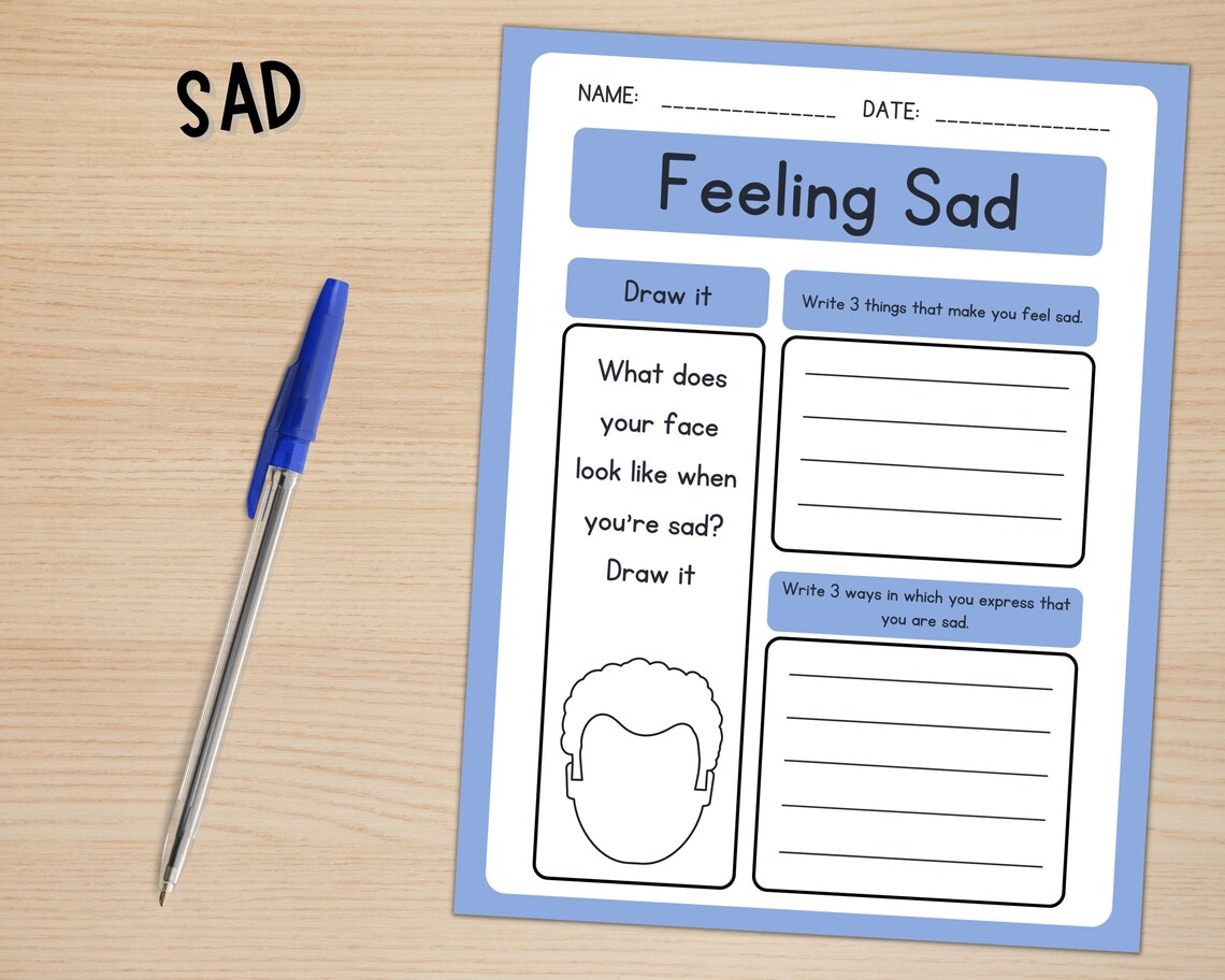 Identifying Feelings and Emotions Social Skills Worksheets Identify and ...