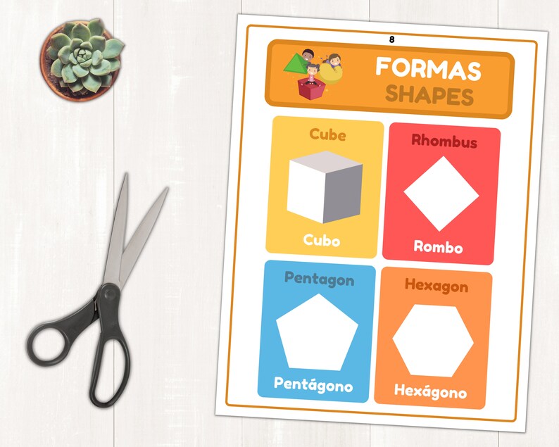 My First 100 Spanish Words | Printable Spanish-english Picture ...