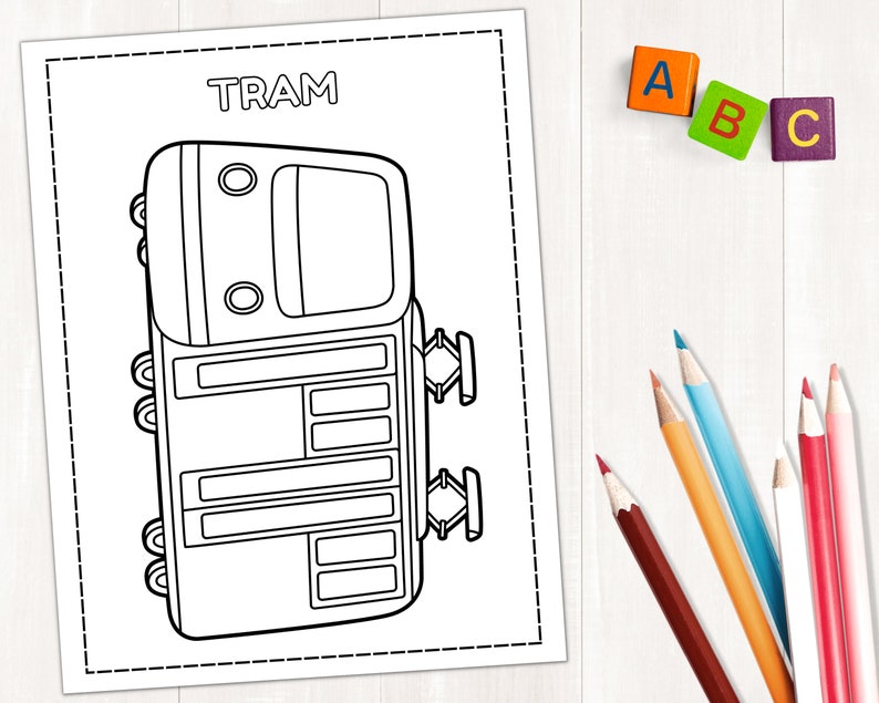 Printable Vehicles Coloring Pages, Transportation Coloring Sheets ...