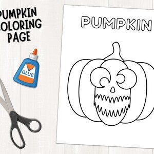 Printable Pumpkin Craft for Kids | Halloween Activities | Color, Cut ...