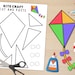 Kite Craft for Kids Spring Activities Build a Kite Cut and Paste Kite ...