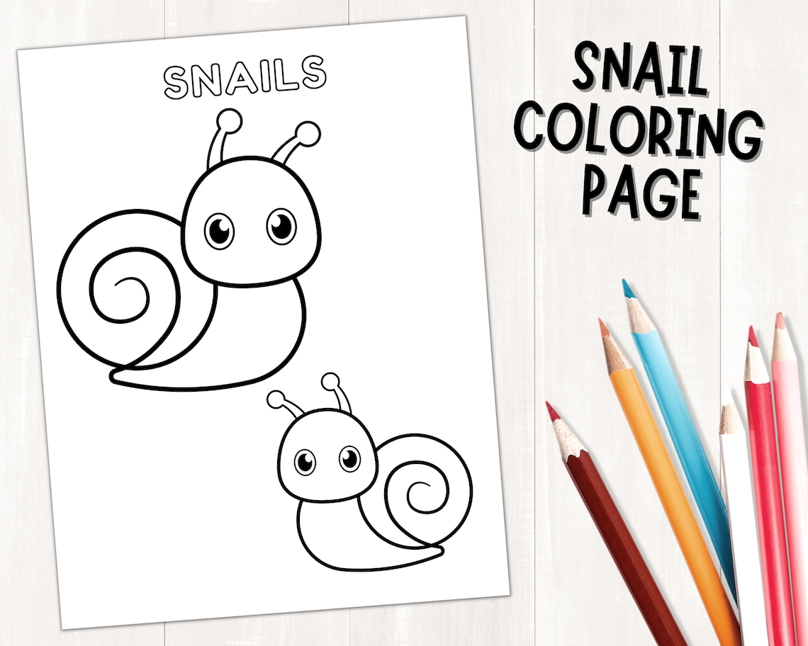 Printable Snail Craft for Kids Spring Activities Build a Snail Indoor ...